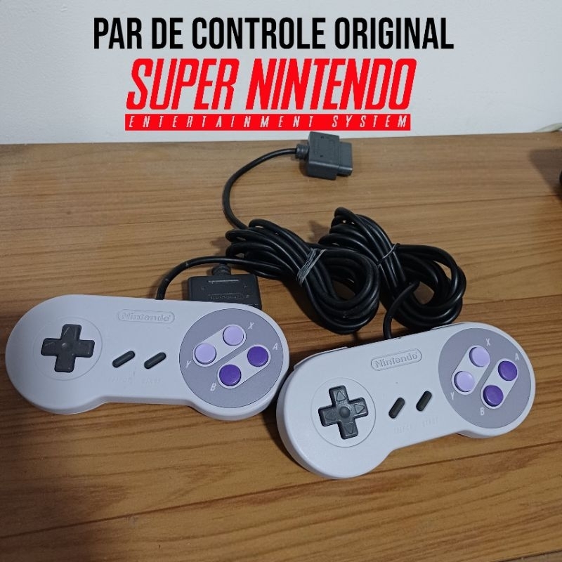 Controle Original Super Nintendo - Controle Super Nintendo Original ...