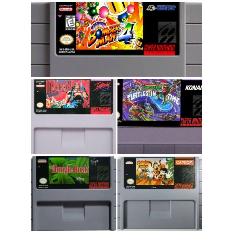 Lote de Cartuchos Super Nintendo | Shopee Brasil