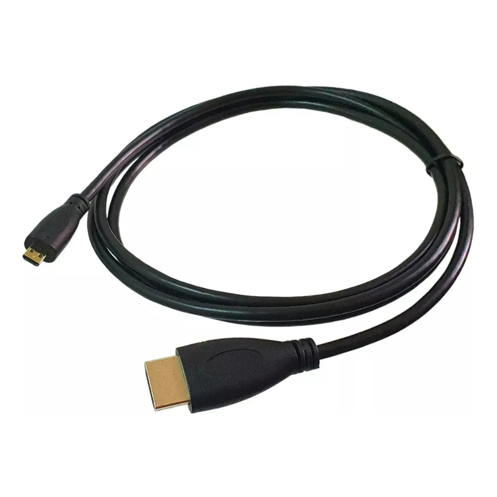 Cabo 1,50m Hdmi Micro-d P/ Canon Rp R5 R6 R3 R7 R10 R8 R50 | Shopee Brasil