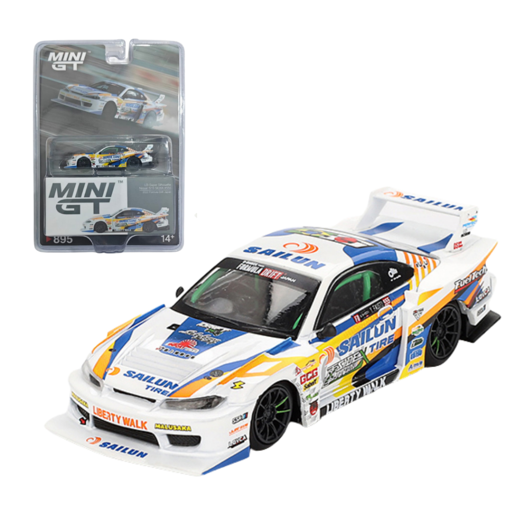 Nissan LB-Super Silhouette S15 SILVIA - Mini GT #895 | Shopee Brasil