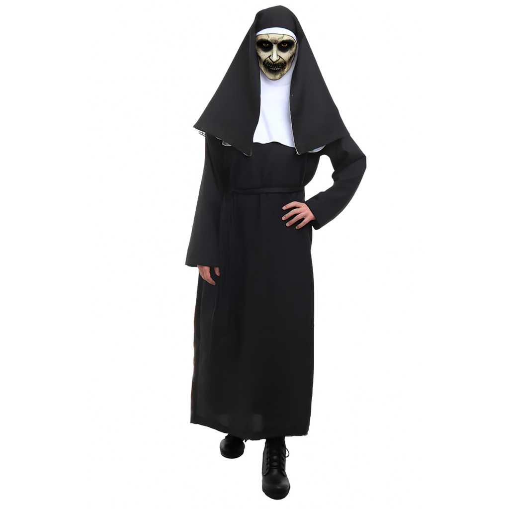 Fantasia Freira Assustadora Valak Adulto Halloween Terror | Shopee Brasil