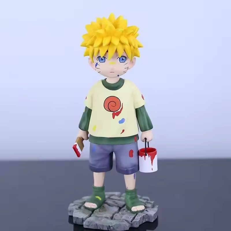 Action Figure Naruto Uzumaki criança 16cm | Shopee Brasil