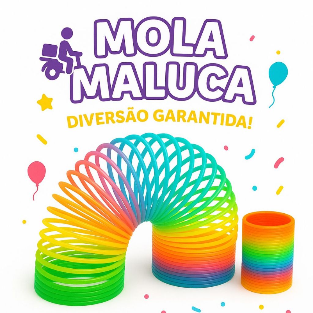 30 - 20 - 10 - 5 - Mola Maluca Colorida Brinquedo Menina Menino ...