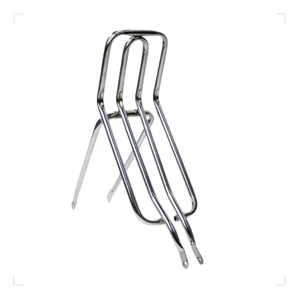 Bagageiro Garupa Rabetão Cromado Articulado Aço Forte Bicicleta Bike ...
