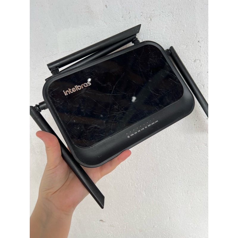 ONT Intelbras WIFIBER 121AC GPON com fonte usado | Shopee Brasil