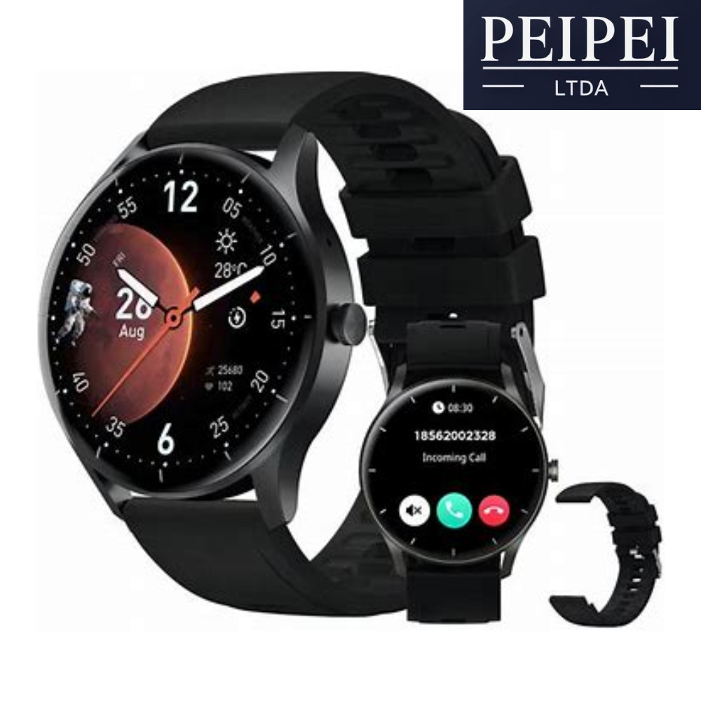 Smartwatch PEJE ZW02 Relógio Smartwatch com Pulseira Extra 1.28",À ...