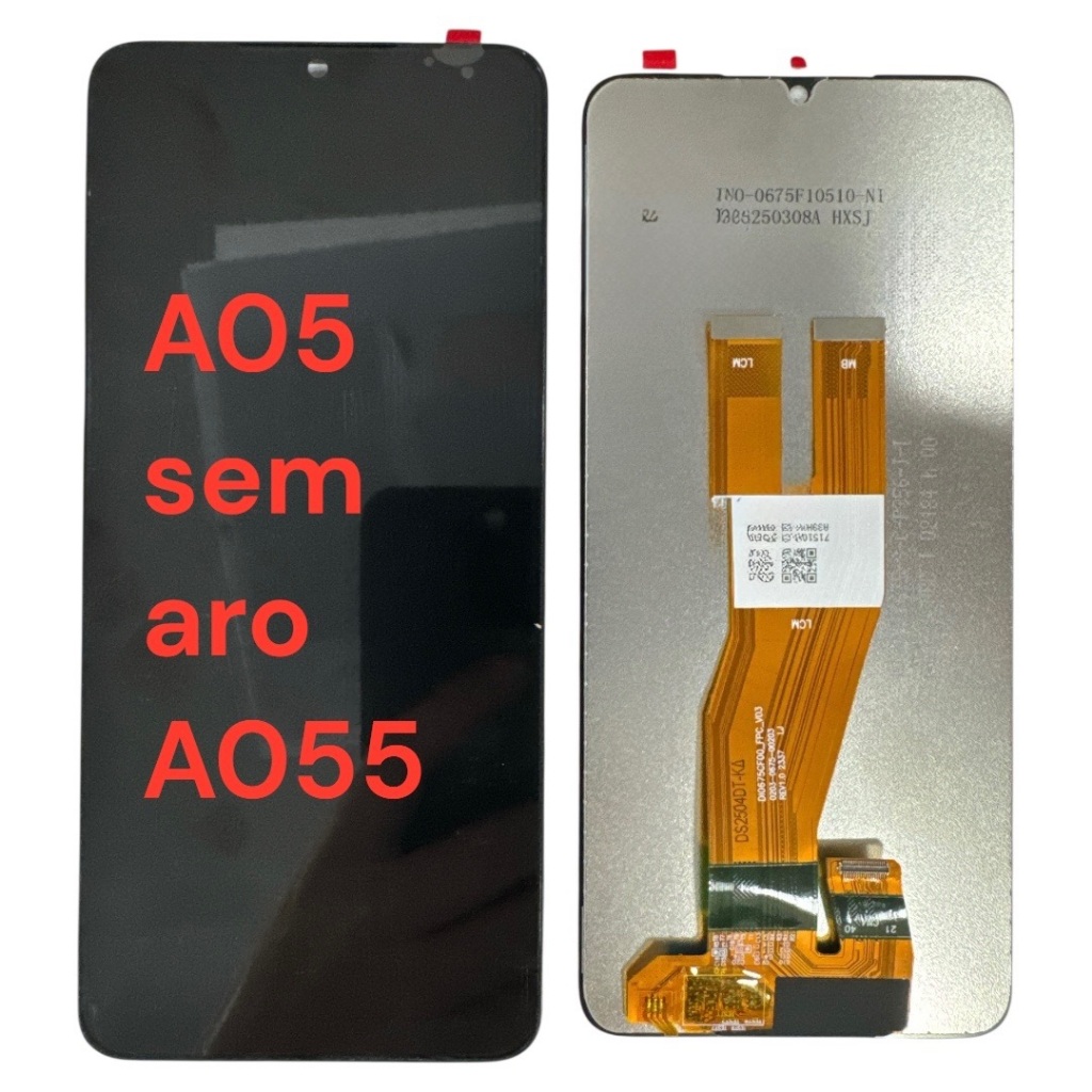 Tela Frontal Display lcd Completo A05 A055 com vesão novo | Shopee Brasil