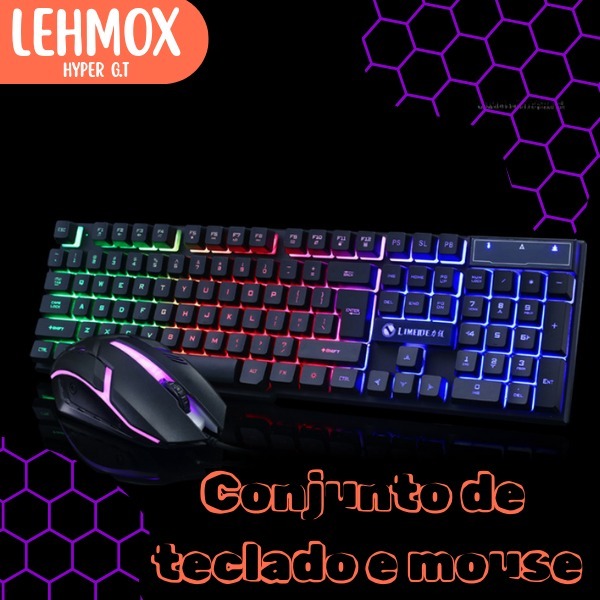 Conjunto de Teclado e Mouse para Jogos Gamer LEY-45 | Shopee Brasil