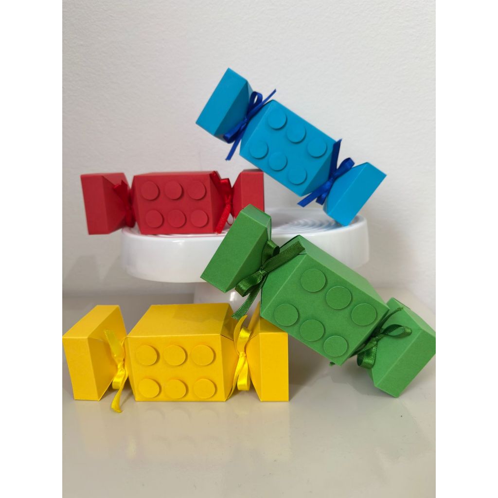 Caixa Bala Tema Lego | Lembracinha Tematica | Festa Infantil | Shopee ...