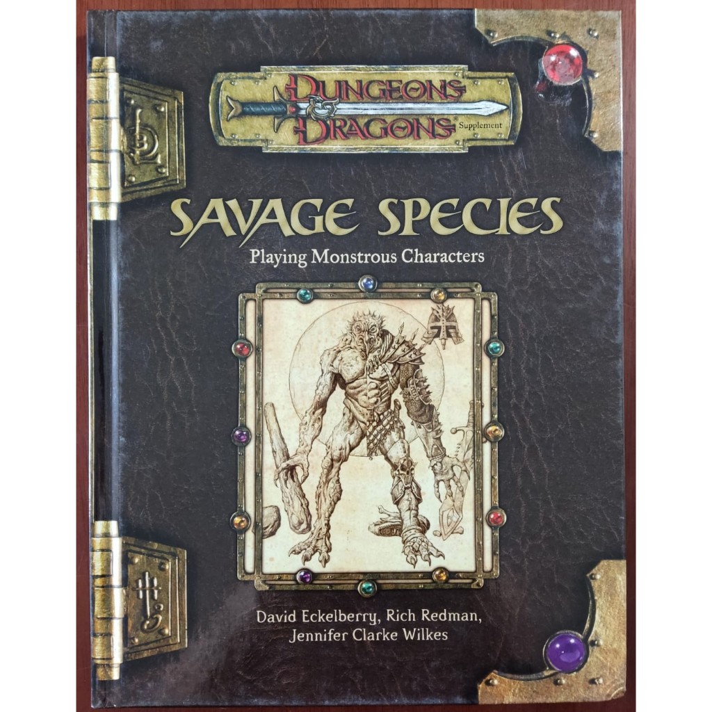 Savage Species - Dungeons And Dragons 3ed - Livro de Rpg/d&d/DnD | Shopee Brasil