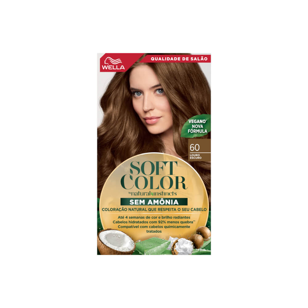 Tinta De Cabelo Soft Color Louro Escuro 60 | Shopee Brasil