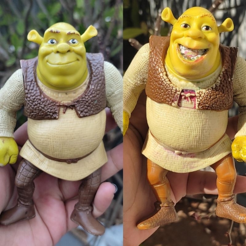 Shrek antigo 2007 com detalinho | Shopee Brasil