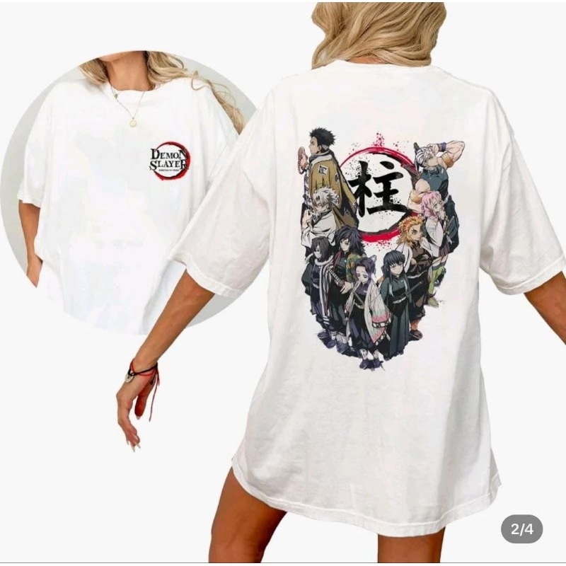 Camiseta Unissex Hashiras Demon Slayer Kimetsu no Yaba da Saudade ...