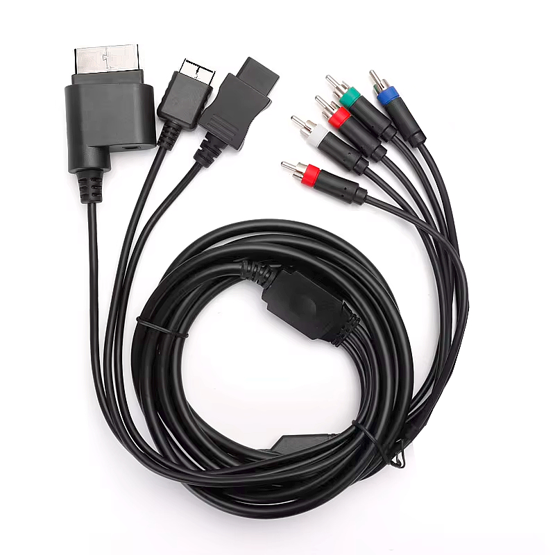 CABO VIDEO COMPONENTE 4 EM 1 - PS2 / PS3 / Wii / XBOX 360 - PLAYSTATION ...