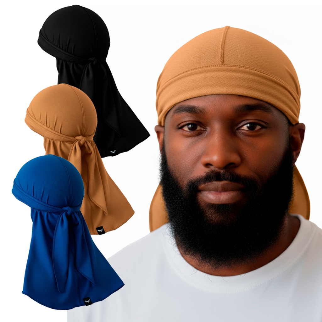 Bandana Dureg Masculina Feminina Proteção UV Doo Rag Streetwears Afro ...