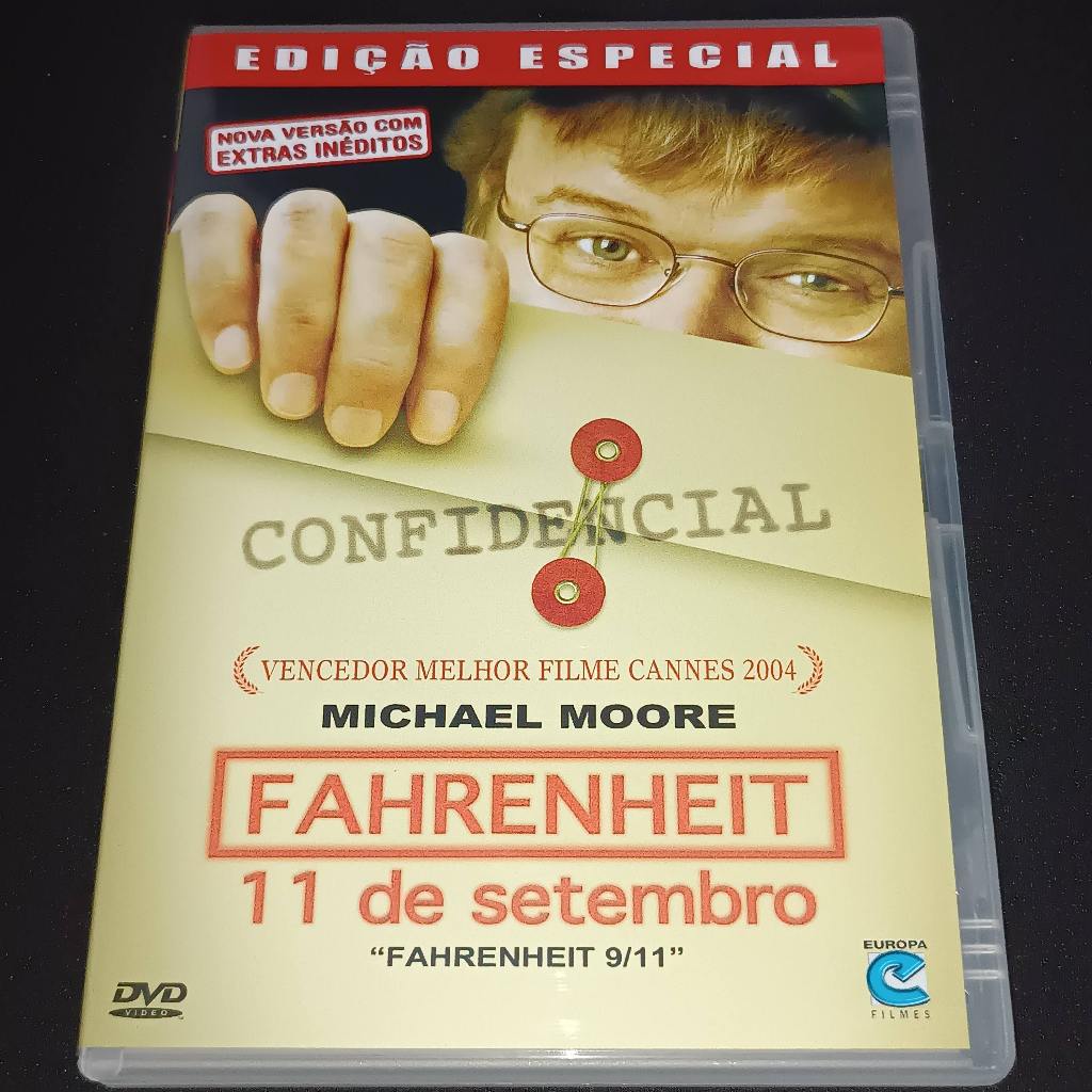 DVD Fahrenheit 11 De Setembro – Edição Especial – Michael Moore ...