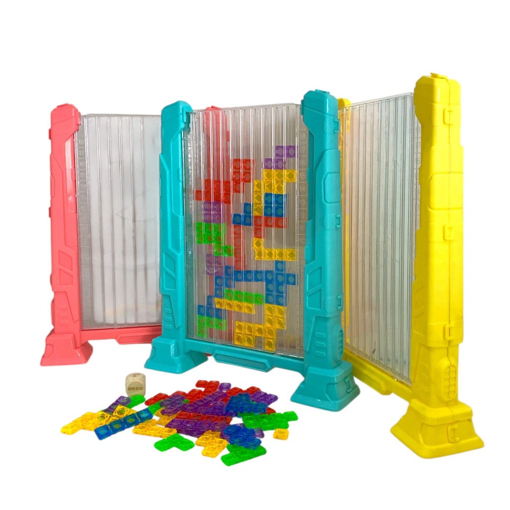 Jogo De Logica IQ Tetris puzzle 3D Educativo Para Criança | Shopee Brasil