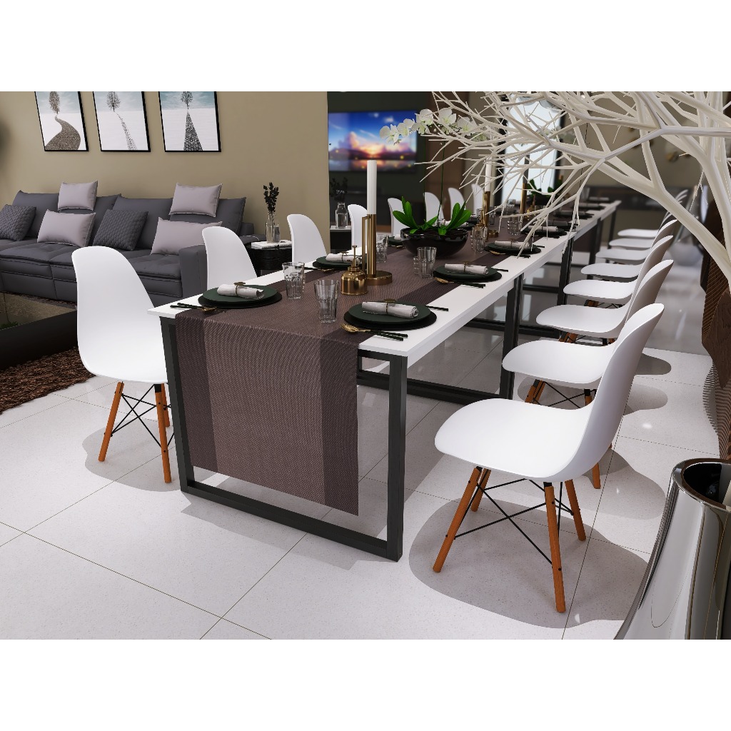 Mesa De Jantar 4 Lugares Retangular Medida 120x90 | Shopee Brasil