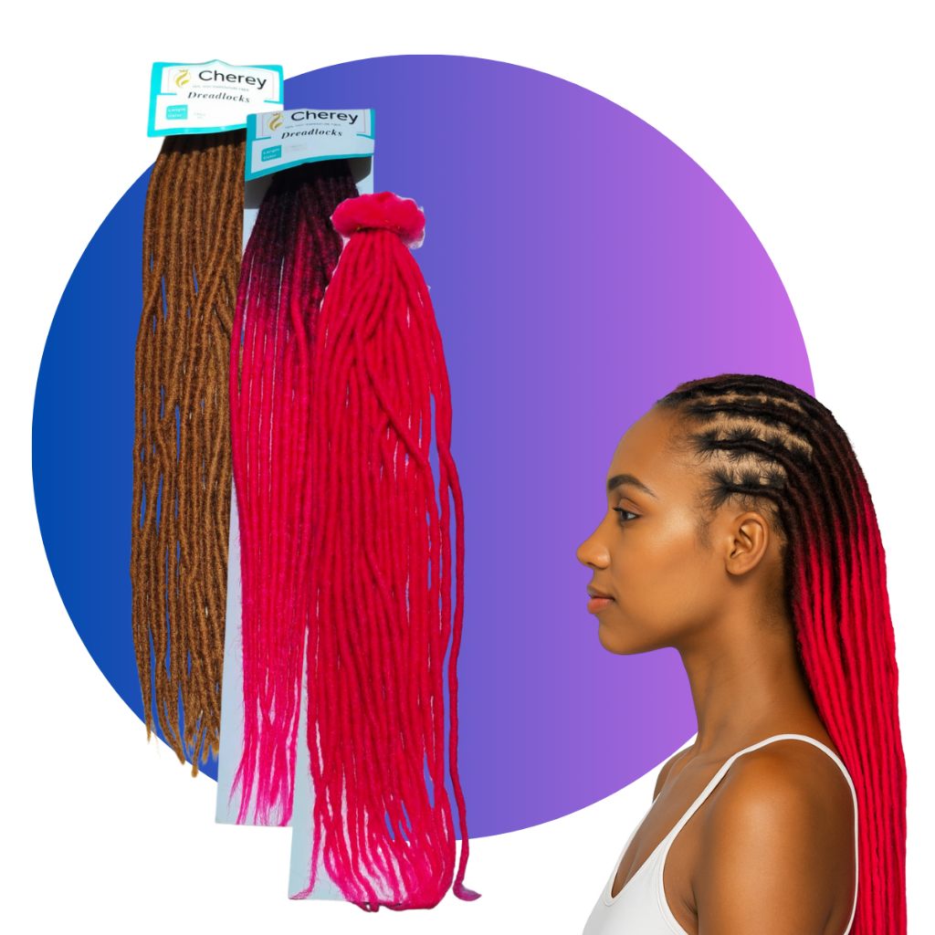 Dread locs 60 cm 20 dreads cherey | Shopee Brasil
