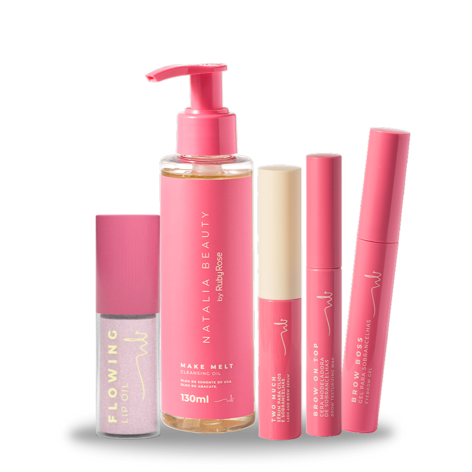 Ruby Rose Natalia Beauty Kit c/ 5 Produtos | Shopee Brasil