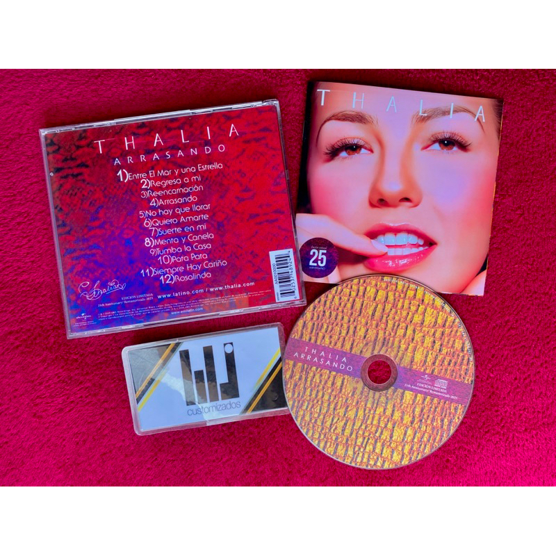 Thalia Arrasando 25 Aniversario Remastered 2025 Cd Fan Made