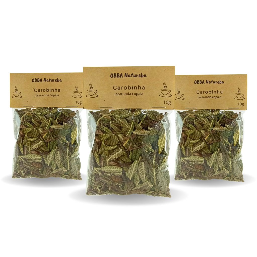 Chá de Carobinha Jacaranda caroba Verdadeira, Natural e 100% Pura ...
