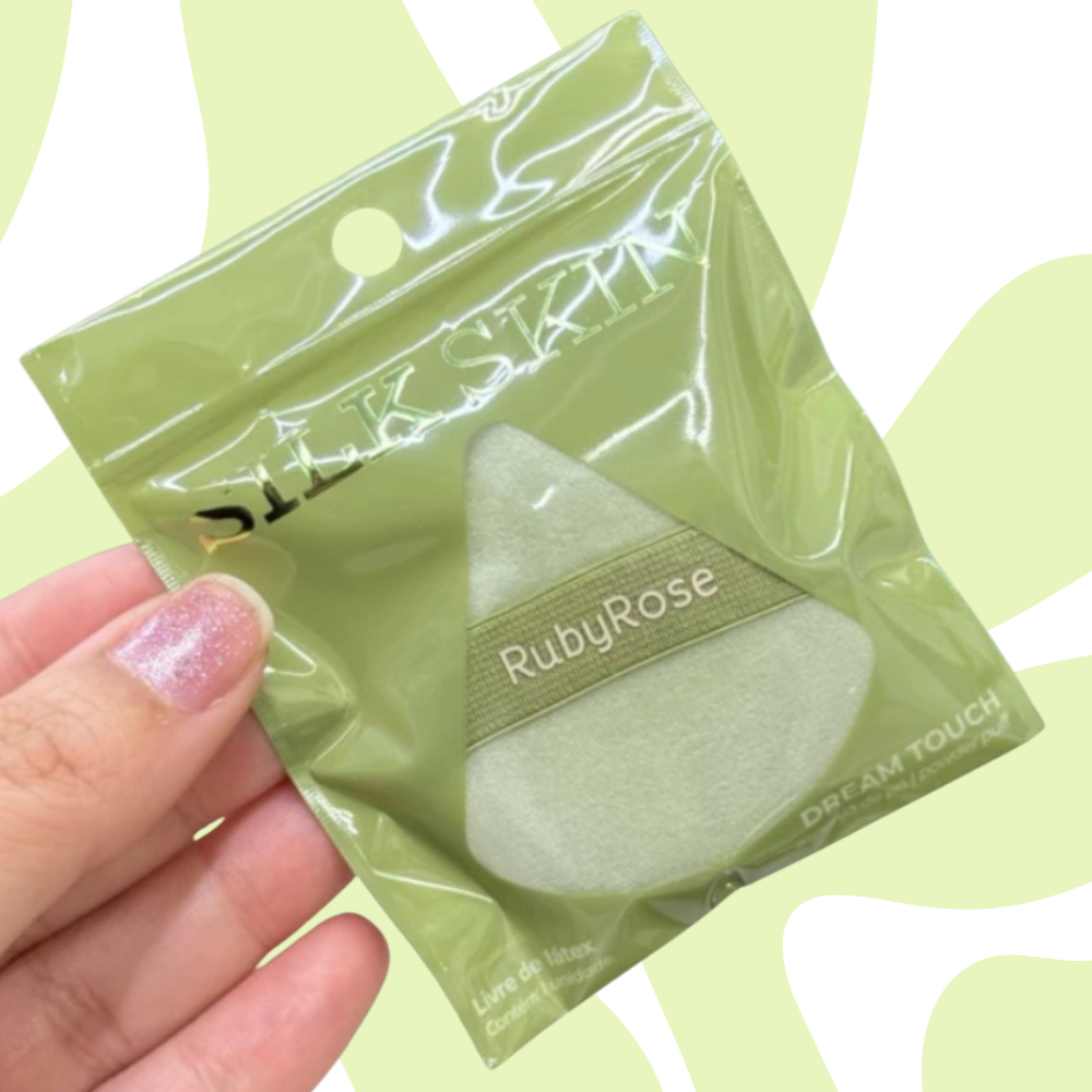Esponja de Pó Dream Touch Silk Skin by Ruby Rose | Shopee Brasil