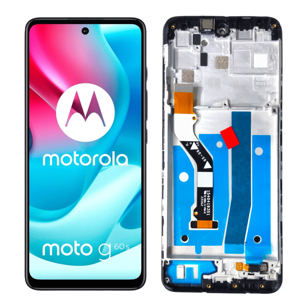 Tela Display Frontal Ori Para Moto G60s Xt2133 C/aro + Cola | Shopee Brasil