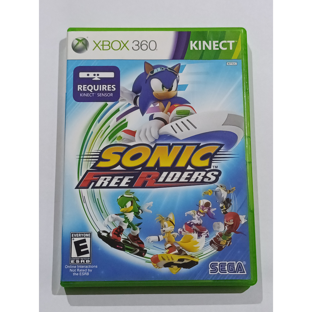 Sonic Free Riders p/ Xbox 360 Original (kinect) | Shopee Brasil