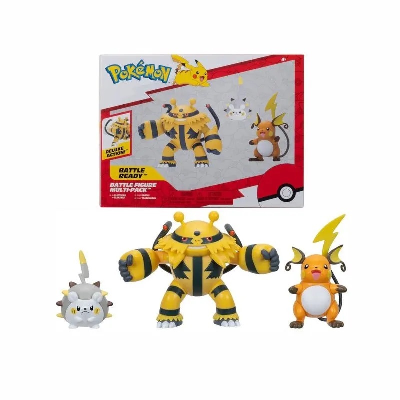 Pokemon Battle Figure Electivire, Raichu Togedemaru - Amazon | Shopee ...