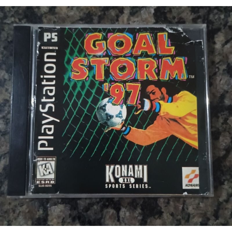 Jogo Do Playstation 1 Ps1 Futebol Goal Storm 97 Mídia Física Prata ...