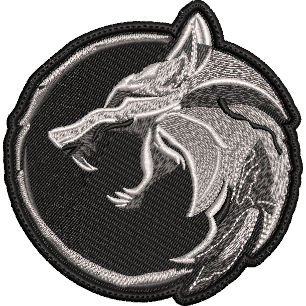 Patch bordado The Witcher 15 cm termocolante | Shopee Brasil