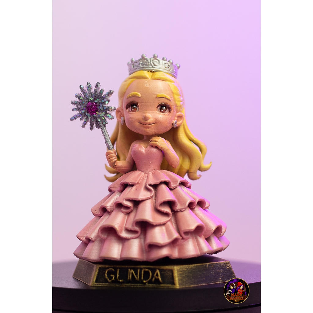 Boneca Glinda - Wicked - Chibi Action Figure -12cm | Shopee Brasil
