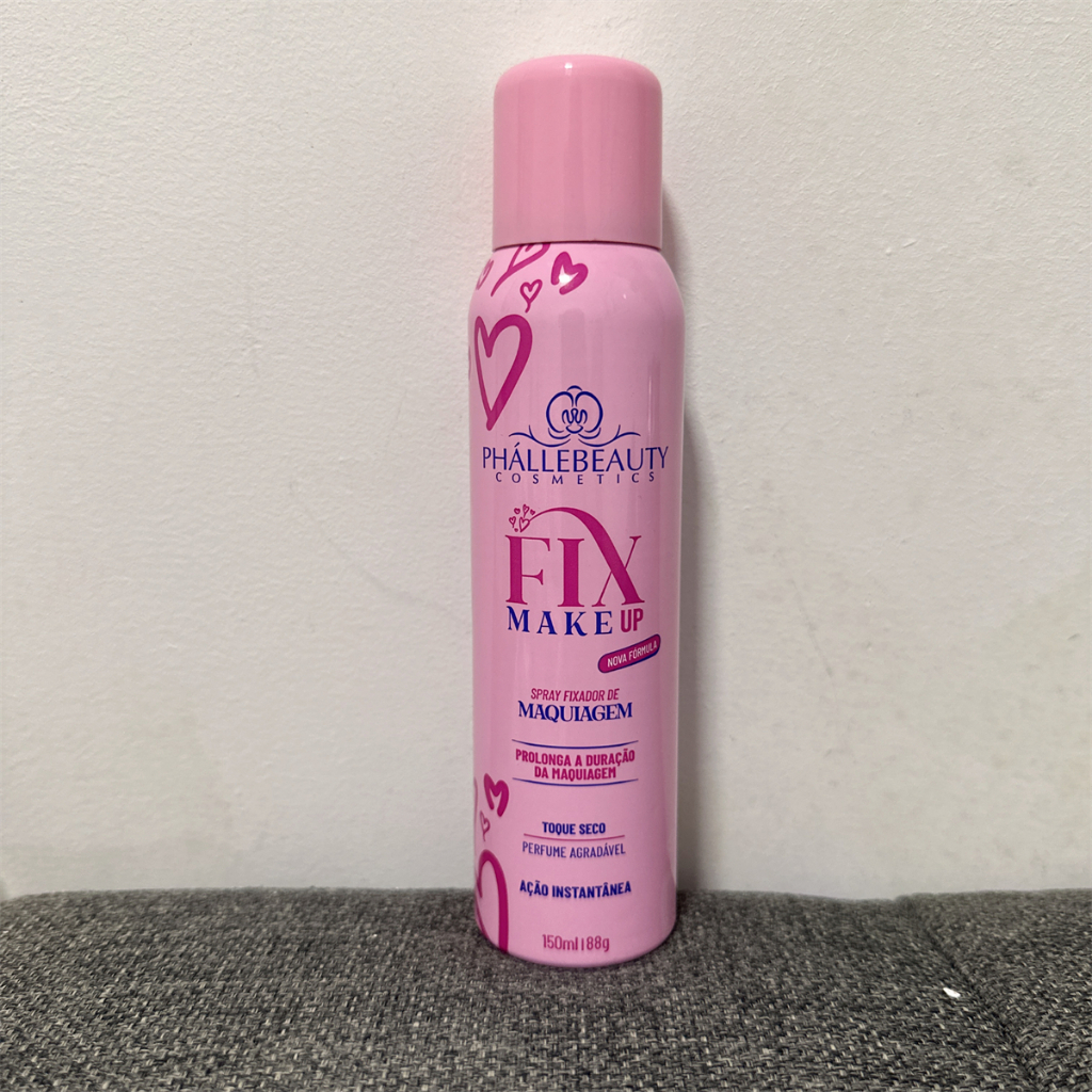 Spray Fixador de Maquiagem PHALLEBEAUTY fix make up longa duração ...