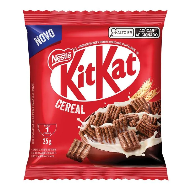 KIT 45 SACHET DE CEREAL MATINAL KITKAT 25g | Shopee Brasil