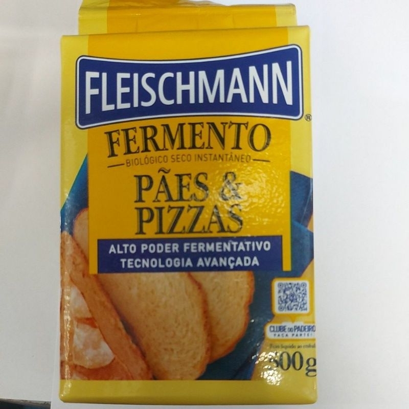 Fermento Biológico Instantâneo Massa Sal Fleischmann 500G | Shopee Brasil