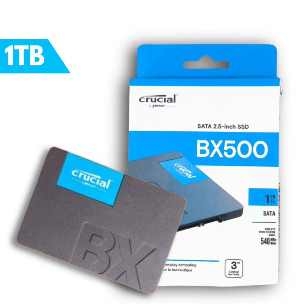 Ssd 1Tb Crucial BX500 2.5'' SATA III 6Gb/s | Shopee Brasil