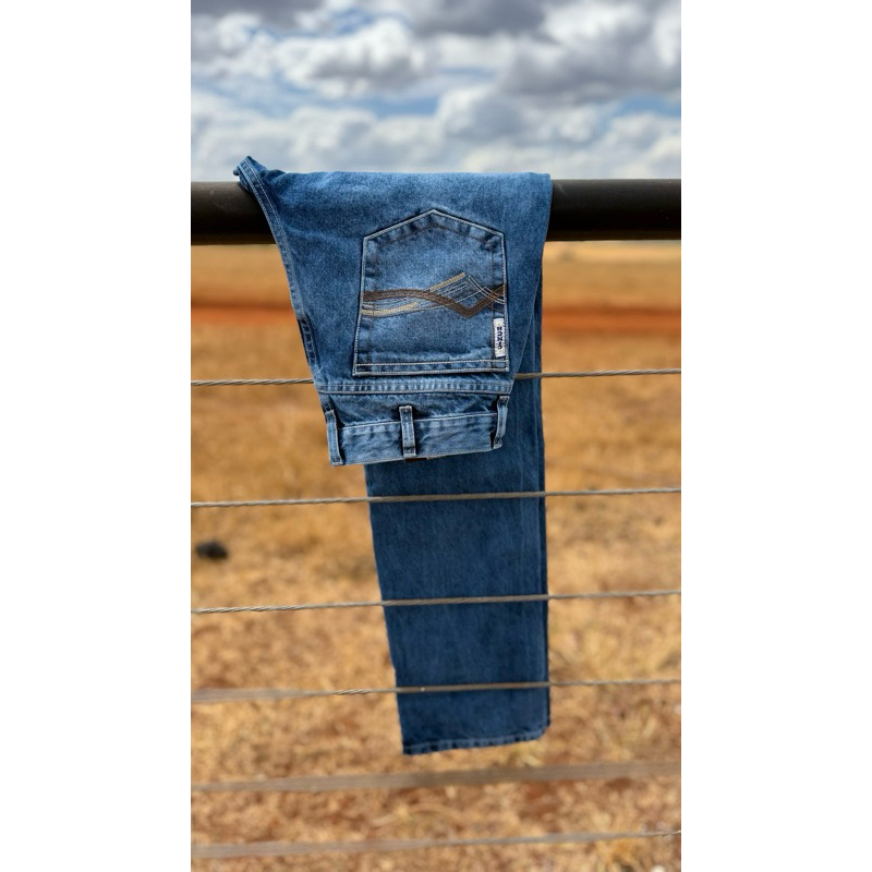 Calça Jeans Masculina Country Balão ARIAT Cowboy Premium Peão Rodeio ...