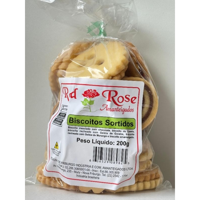 Biscoitos Amanteigados Sortidos 200g | Shopee Brasil