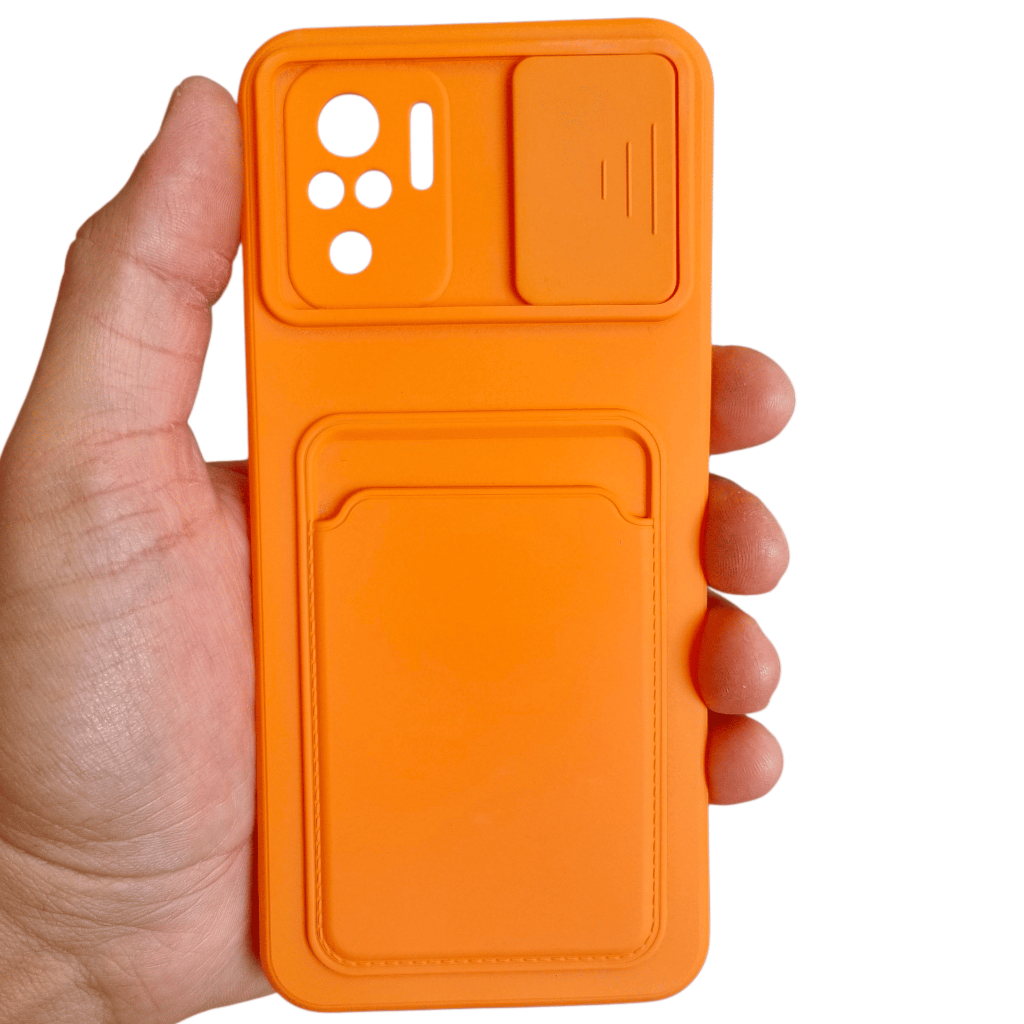 Capa Capinha P/ Xiaomi Redmi Note 10 4G / Note 10s TPU Porta Cartão ...