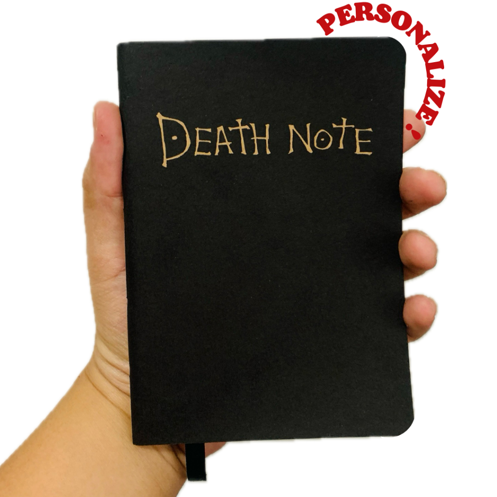 Caderno personalizado Death Note anime moleskine sketchbook caderneta ...