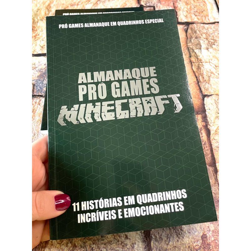 Almanaque Minecraft Histórias em Quadrinhos Pró games | Shopee Brasil