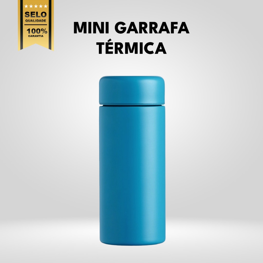 Mini Garrafa Térmica Colorida 200ml | Shopee Brasil