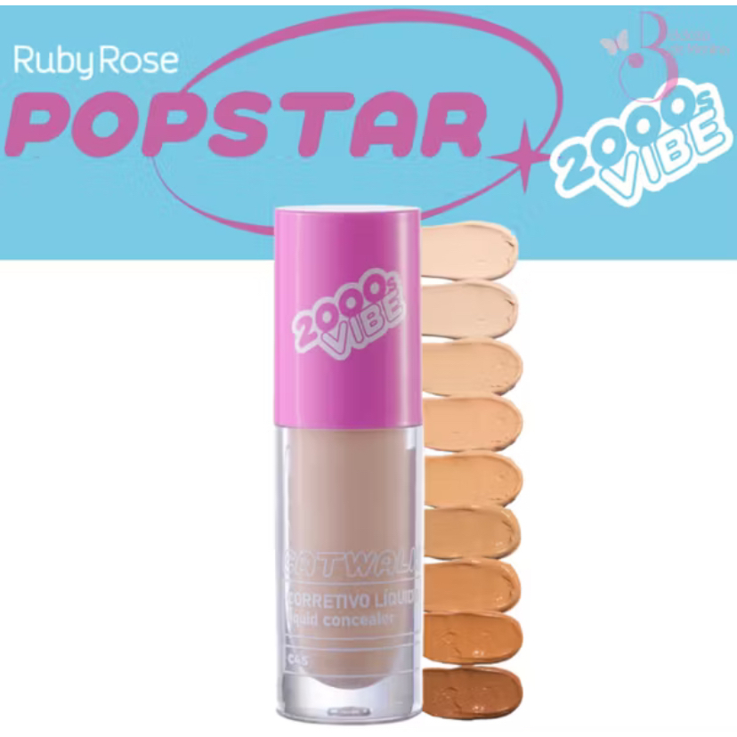 Corretivo Liquido Facial Catwalk Popstar by Ruby Rose 7g - HBM603 | Shopee Brasil