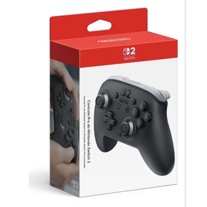 Controle Pro do Nintendo Switch 2 Preto | Shopee Brasil