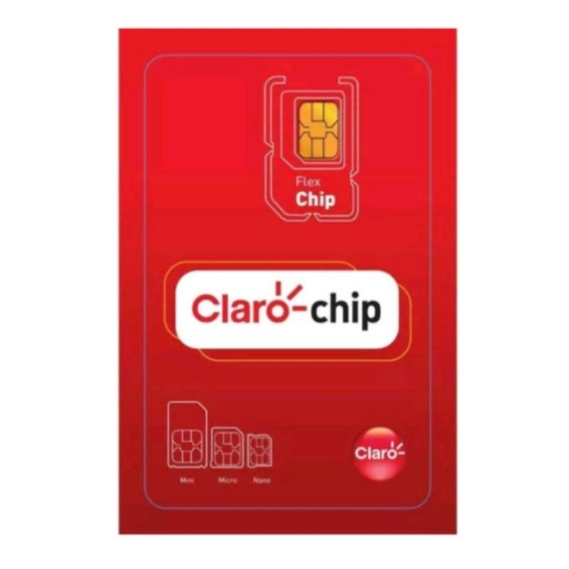50 chips claro 4G/5G triplo corte ddd automatico atacado | Shopee Brasil