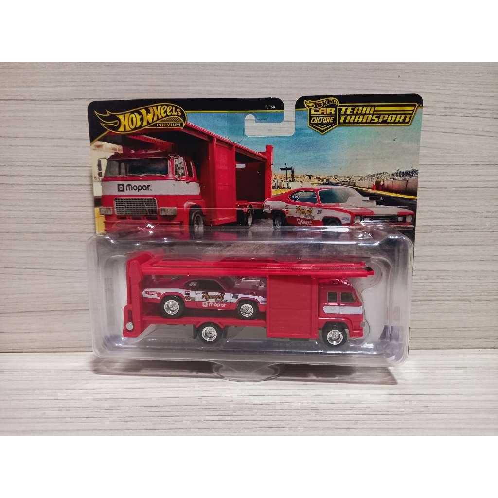 Hot Wheels Team Transport 73 plymouth duster mopar e second story lorry ...