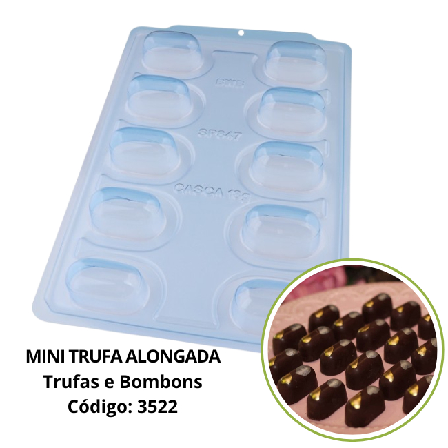 Forma Bwb Sp 847 Mini Trufa Alongada Silicone 3 Partes – Profissional ...