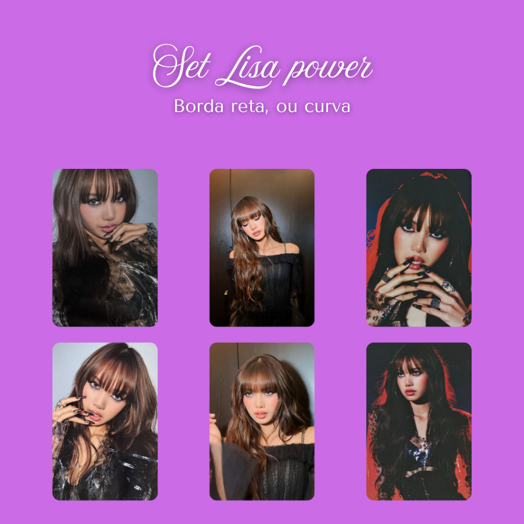 Set Photocards Lisa Blackpink | Shopee Brasil