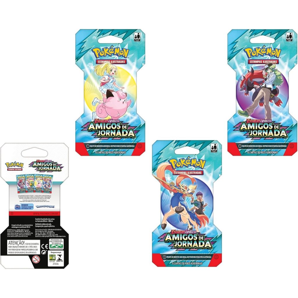 Pokémon TCG, Blister Unitário EV9 Amigos de Jornada | Shopee Brasil
